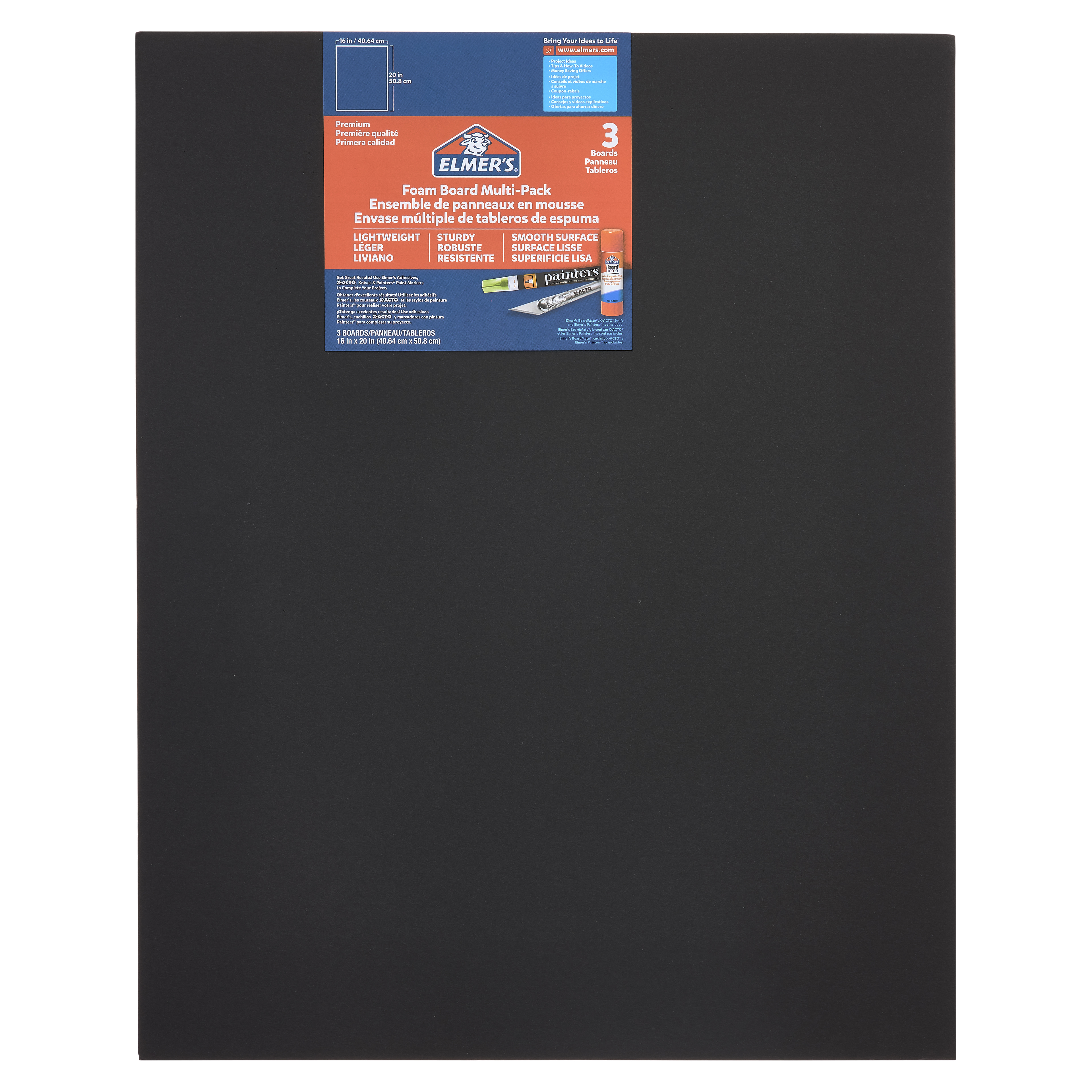 Elmer s Black Foam Boards 16 X 20 Foam Board Michaels Elmer s Black Foam Boards 16 X 20 Foam Board Michaels